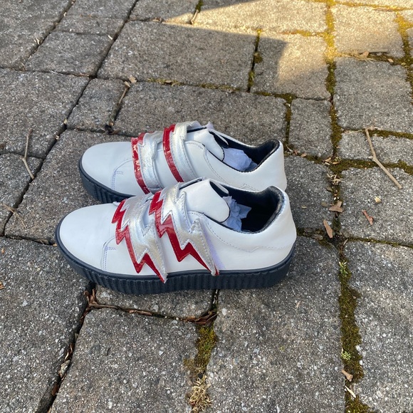 Modern Vice | Shoes | Modern Vice Leather Lightning Bolt Platform ...